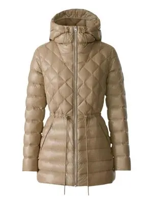 Mackage Diamond Quilted Light Down Jacket - Light Camel