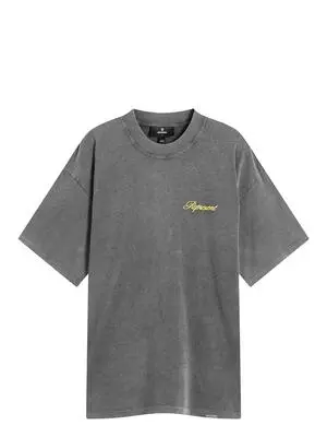 REPRESENT Script Logo T-shirt - Vintage Grey