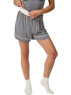 WeWoreWhat Boxer Short - Antiq Wht/black