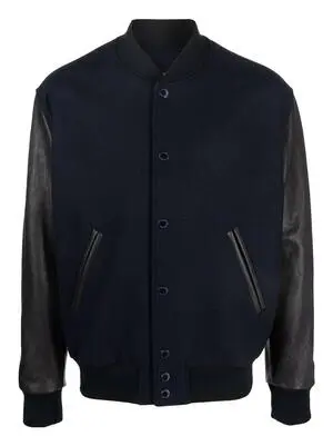 Golden Goose Panelled Jacket - Dark Blue/black