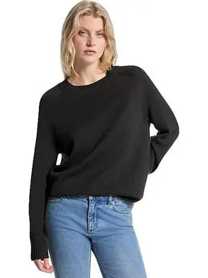 Michael Kors Wool Crewneck Sweater - Black