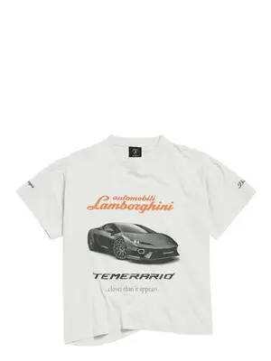 Balenciaga Automobil Lamborghini Boxing T-shirt - Dirty White