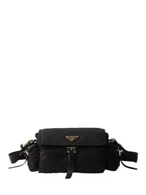 Prada Explore Medium Re-Nylon Shoulder Bag Brandy