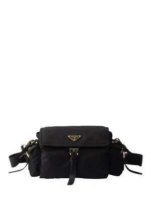 Prada Explore Medium Re-Nylon Shoulder Bag Nero