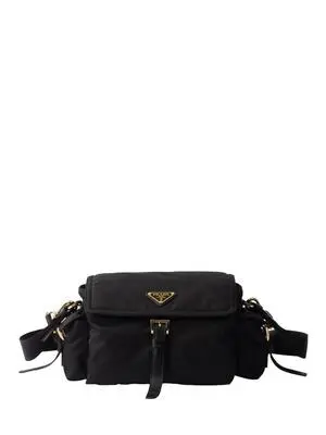 Prada Explore Medium Re-Nylon Shoulder Bag Nero