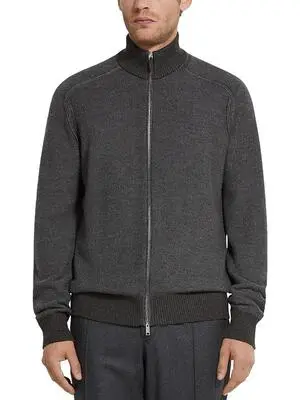 ZEGNA Casheta Cashmere & Silk Melange Cardigan