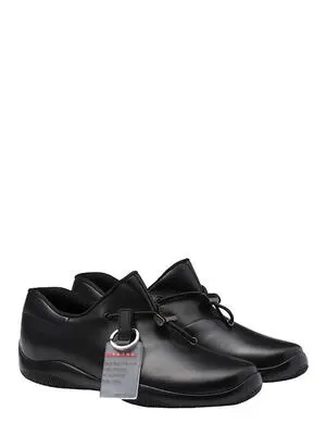 Prada Leather Sneakers - Black