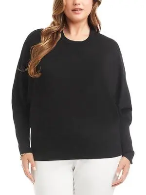 Karen Kane Dolman Sleeve Sweater - Black