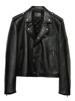 Prada Leather Jacket - Black