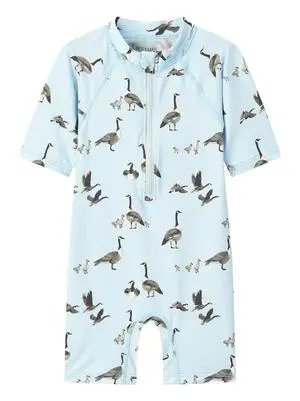MILKBARN Zipper Shortall Swimsuit - Goose