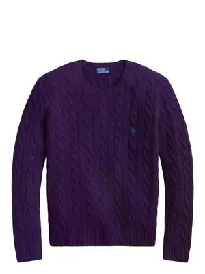 Ralph Lauren Cable-knit Jumper - Purple