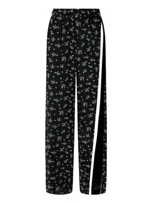 Pinko Side-stripe Trousers - Black