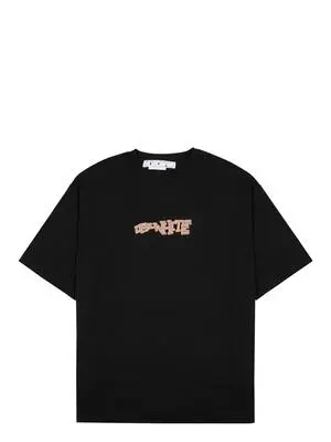 Off-White Glitz Carlos Over Skate Tee - Black