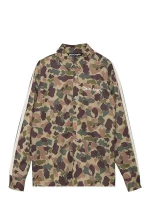 Palm Angels Printed Camo Shirt - Green