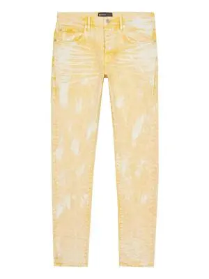 PURPLE BRAND Low Rise Skinny Jeans - Yellow