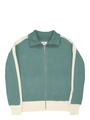 Rhude Rb Knit Track Jacket - White