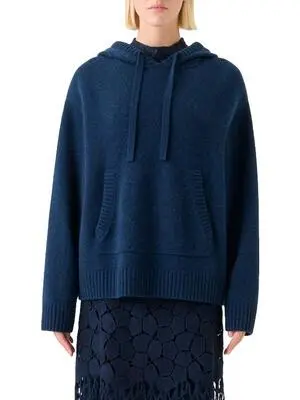 AKRIS Oversized Cashmere Hoodie