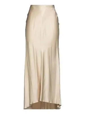 LIU •JO Maxi Slip Skirt - Beige