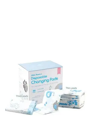 LITTLE MARTIN'S Disposable Changing Pads 30-count - Multicolored