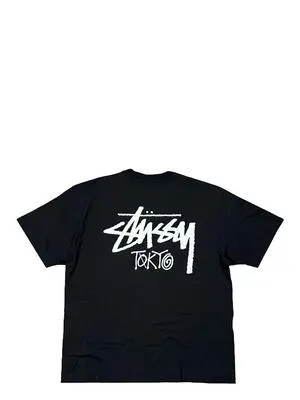 StÜssy Stock Tokyo Tee Shirt - Black