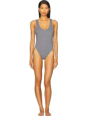 YELLOW THE LABEL Misti One-piece Swimsuit - Checkered