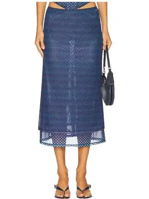Miaou Maria Midi Skirt - Warp