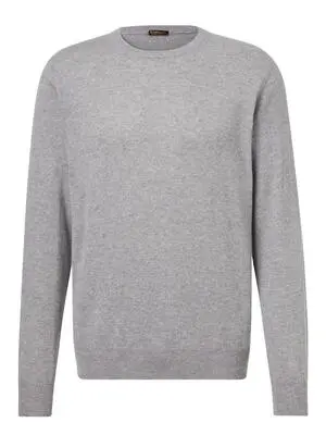 Rubinacci Cashmere Crewneck Sweater - Grey