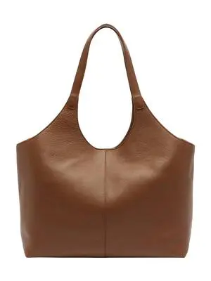 AESTHER EKME Cabas Supple Xl Leather Tote Bag - Brown