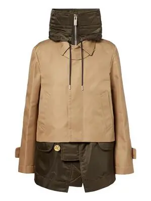Sacai Cotton-blend Jacket - Beige