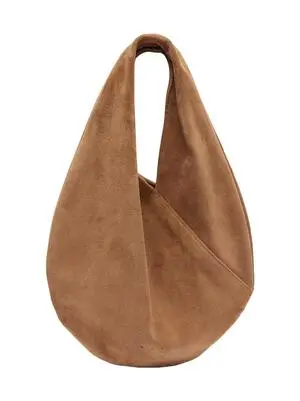 AESTHER EKME Ora Mini Suede Shoulder Bag - Beige