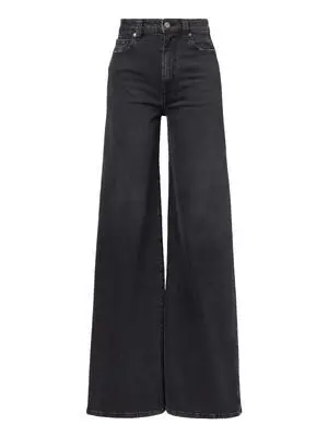 Khaite Dane Wide-leg Jeans - Black