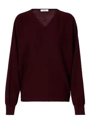 FFORME Rosa Wool And Cashmere Sweater - Burgundy
