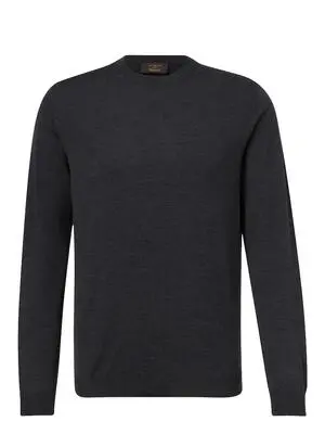 SLOWEAR Wool-blend Crewneck Sweater - Grey