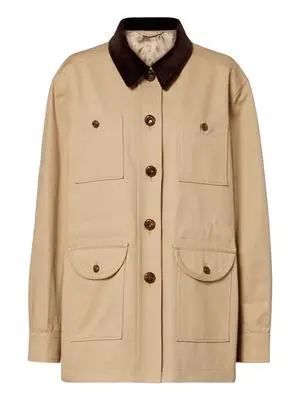 BLAZÉ MILANO Lokai Cotton Canvas Jacket - Beige