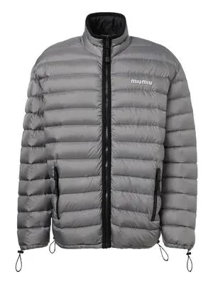 Miu Miu Paneled Down Jacket - Metallic