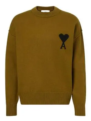 Ami De Cœur Virgin Wool Sweater - Brown