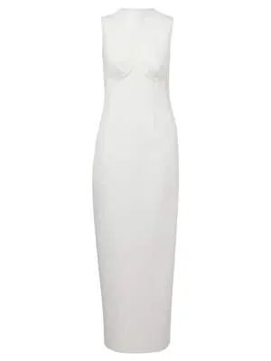 Khaite Shoshana Maxi Dress - White