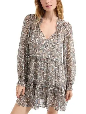Veronica Beard Charles Printed Dress - Dove Multi