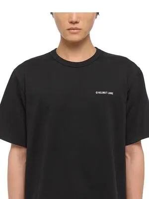Helmut Lang Plastic Tee Black