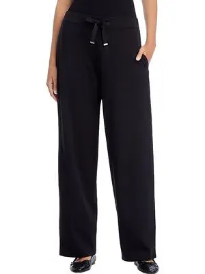 Herno Wide Leg Pants - Black
