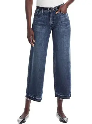 Kobi Halperin Rafaella Cropped Wide Leg Jeans - Indigo