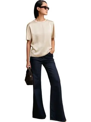 REISS Lena Silk Top
