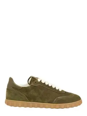 Ami Step Leather Low-top Sneakers - Green