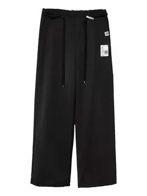 Mihara Yasuhiro Drawstring Trousers - Black