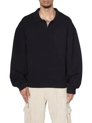 Mnml Polo Sweater Black