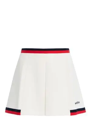 SPORTY & RICH Mila Pleated Mini Skirt