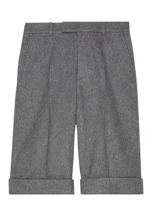 Gucci Melange Cloth Shorts - Grey