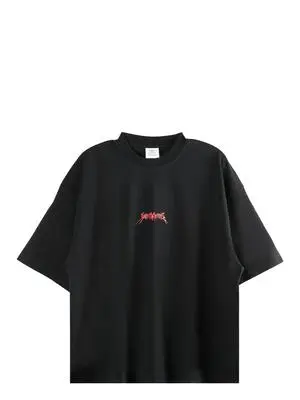 Vetements Metal Logo T-shirt - Black