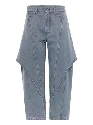 JW Anderson Paneled Straight Leg Trousers - Grey