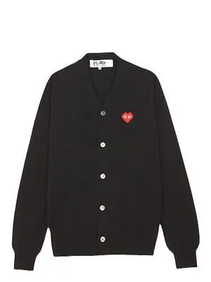 Comme Des Garçons X Invader Pixelwappen Cardigan - Black